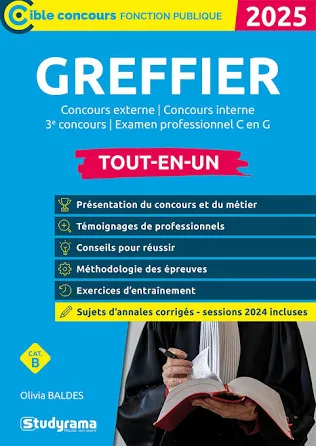 Prepa Examens professionels cadre greffier et greffier principal - Lex-Elan
